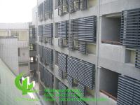 China 6063-T5/T6 Aluminum Aerofoil Louver with PVDF Paint Finish in 100mm-600mm Width for Facade and Window Shading for sale