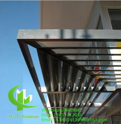 China 6063-T5/T6 Aluminum Louver with Powder Coated Finish and 100mm to 600mm Aerofoil Sun Louver for sale