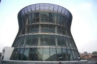 China Powder Coated Oval Shape Aluminum Sun Louver with 6063-T5/T6 Aluminum Alloy for Facade and Curtain Wall for sale
