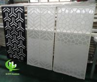 China CNC aluminum decorative panel with custom patterns laser cut screen panel powder coated 1000x2000mm size for sale