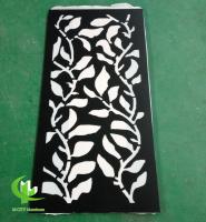 China Powder Coated Aluminum Laser Cut Panel with Custom RAL Colors for Decorative Wall and Perforated Screen Panel in 1000x2000mm Size for sale