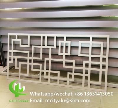 China Customizable Design Powder Coated Aluminum Engraved Screen Panel with 1.5-10mm Thickness for Facade and Window for sale