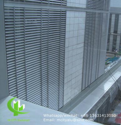 China Powder Coated Oval Shape 6063-T5/T6 Aluminum Sun Louver Aerofoil Profile for Facade and Curtain Wall for sale