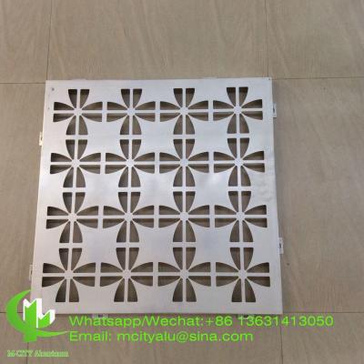 China 2.5mm Thickness Powder Coated Aluminum Facade Panel with Custom Patterns for Curtain Wall Decoration for sale