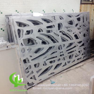 China 2.5mm Thickness Powder Coated Aluminum Veneer Sheet for Custom Design Facade Cladding Panel for sale