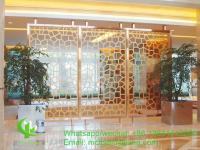 China 2.5mm thickness powder coated aluminum decorative panel with custom patterns for facade cladding and laser cut aluminum sheet for sale
