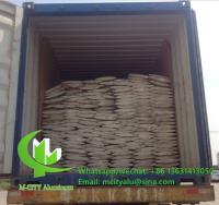 China Powder Coated Oval Shape 6063-T5/T6 Aluminum Aerofoil Louver for Facade Curtain Wall for sale