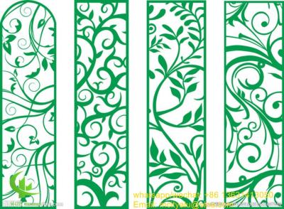 China 2mm PVDF painted aluminum decorative wall panel with custom patterns for perforated aluminum facade and screen for sale