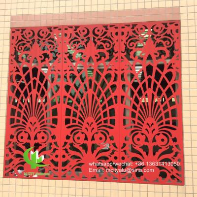 China 2.5mm Thickness Powder Coated Aluminum Panel with Customizable Patterns for Window Decoration for sale