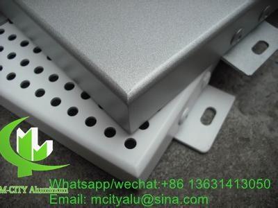 China Custom Made Powder Coated Aluminum Cladding Panel with Perforated Hole for Facade Curtain Wall for sale
