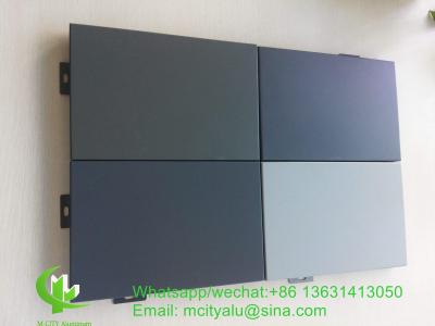China 2mm Thickness Powder Coated Aluminum Cladding Panel with Customizable Patterns for Facade and Curtain Wall for sale