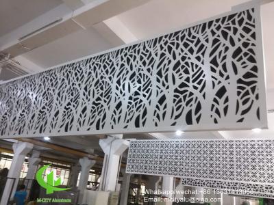 China 3mm Hollow Pattern Powder Coated Aluminum Cladding Panel for Facade and Curtain Wall for sale