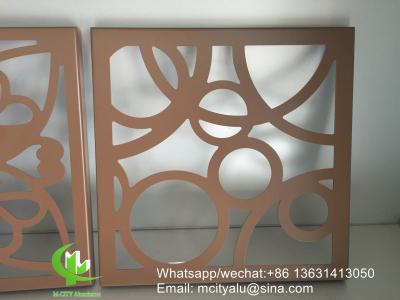China Powder Coated Perforated Aluminum Sheet with CNC Cut and Laser Cutting for Facade Cladding for sale