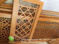 China 3mm Hollow Pattern Aluminum Cladding Panel with PVDF Finish for Facade and Curtain Wall for sale