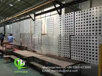China 3mm Thick Powder Coated Perforated Aluminum Panel for Facade Cladding with Custom Patterns for sale