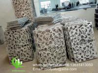 China 3mm Powder Coated Custom CNC Carved Perforated Aluminum Panel for Metal Cladding and Facade for sale