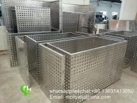 China Powder Coated Aluminum AC Cover with Customizable Patterns and 1.5-10mm Thickness for Air Conditioner Protection for sale