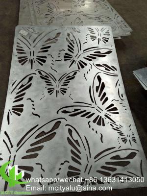 China 2.5mm Powder Coated Aluminum Facade Panel with Custom Patterns for Curtain Wall Cladding for sale