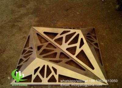 China Powder Coated Aluminum Cladding Panel with Custom Patterns and Standard Size 1000x2000mm for Facade Decoration for sale