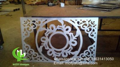 China Powder Coated Perforated Aluminum Panel with Custom Patterns for Facade Cladding in 1000x2000mm for sale