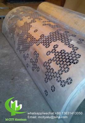 China 5mm Thickness Powder Coated Aluminum Column Cover with Custom Patterns for Facade Curtain Wall for sale