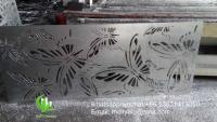 China 3mm Powder Coated Aluminum Cladding Panel with Butterfly Pattern for Facade Decoration for sale