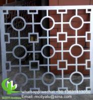 China Powder Coated CNC Carved Aluminum Cladding Panel with Custom RAL Colors for Curtain Walls for sale