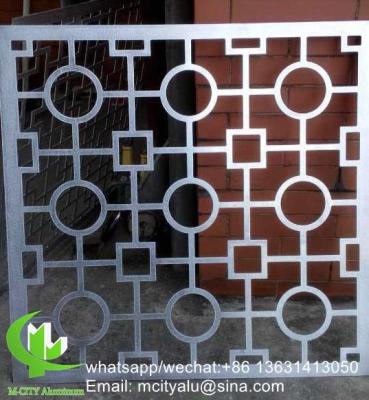 China Powder Coated CNC Carved Aluminum Cladding Panel with Custom RAL Colors for Curtain Walls for sale