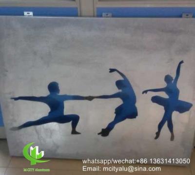 China Powder Coated Aluminum Laser Cut Panel with Custom RAL Colors and 1000x2000mm Size for Decoration for sale