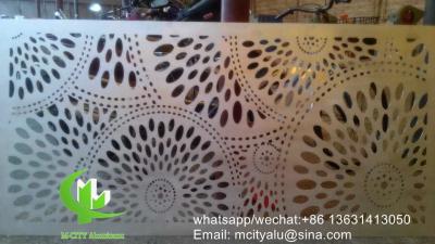 China Customizable RAL Colors Laser Cut Aluminum Panel with 1.5-10mm Thickness and Powder Coated Surface for Facade Decoration for sale