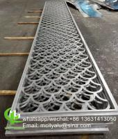 China Powder Coated Perforated Aluminum Panel with Custom RAL Colors and CNC Laser Cut for Facade Decoration for sale