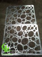 China CNC Carved 3mm Powder Coated Perforated Aluminum Panel for Facade Cladding for sale