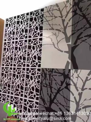 China 5mm Thick Powder Coated Perforated Aluminum Panel for Facade Curtain Wall with Custom Patterns for sale