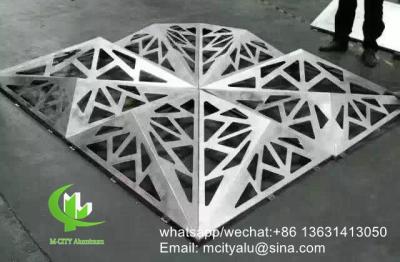 China 3mm thickness powder coated aluminum cladding panel for facade with custom RAL colors for sale