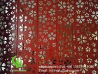 China 5mm Thick Powder Coated Perforated Aluminum Screen Panel with Custom Patterns for Facade Curtain Wall for sale