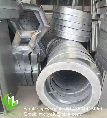 China Custom Made Powder Coated Aluminum Cladding Panel 1000x2000mm for Facade Curtain Wall for sale