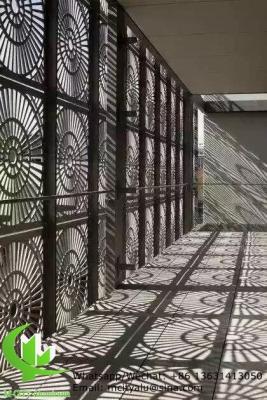 China 5mm Thickness Powder Coated Aluminum Facade Panel with Custom Patterns for Curtain Wall Decoration for sale