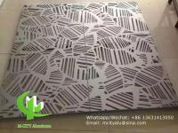 China 2mm Thick PVDF Painted Perforated Aluminum Sheet for Wall Decoration Facade Panel for sale