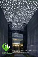 China 2mm Thickness PVDF Paint Aluminum Laser Cut Panel for Ceiling Decoration and Perforated Aluminum Facade for sale