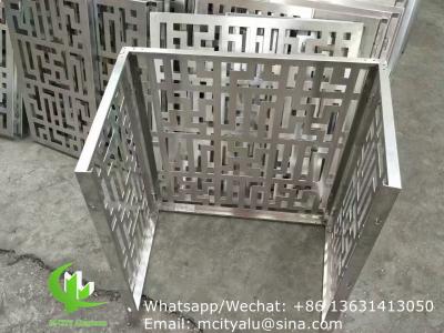 China Customizable Patterns Aluminum AC Cover with Powder Coated Finish and 1.5-10mm Thickness for Wall Cladding for sale
