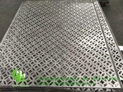 China 3mm Thick Powder Coated Aluminum Carved Panel for Facade Curtain Wall with Custom Patterns for sale