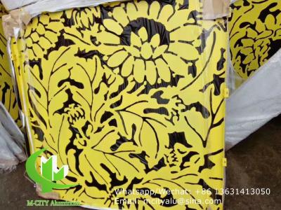 China 2mm Thickness PVDF Paint Aluminum Laser Cut Panel for Custom Patterns Wall Decoration for sale