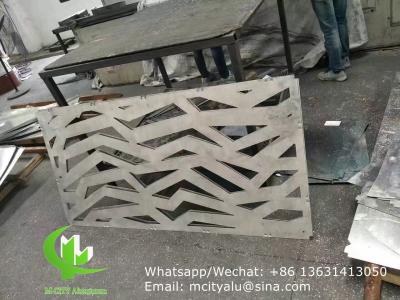 China 3mm Thick Powder Coated Perforated Aluminum Panel for Facade Cladding with Custom Patterns for sale