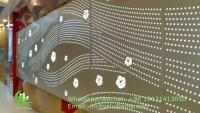 China Custom Made 2.5mm Thickness Powder Coated Perforated Aluminum Panel for Facade Cladding for sale