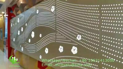 China Custom Made 2.5mm Thickness Powder Coated Perforated Aluminum Panel for Facade Cladding for sale
