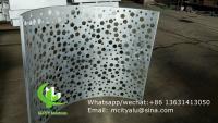 China Custom Made 2.5mm Thickness Powder Coated Aluminum Laser Cutting Panel for Facade Curtain Wall for sale