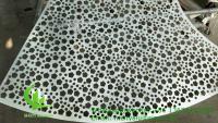 China 2.5mm Thickness Powder Coated Aluminum Veneer Sheet for Custom Patterns Facade Cladding and Curtain Wall for sale