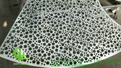 China 2.5mm Thickness Powder Coated Aluminum Veneer Sheet for Custom Patterns Facade Cladding and Curtain Wall for sale
