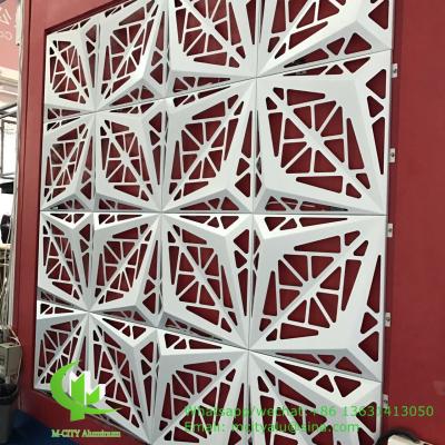 China Custom Made 2.5mm Thickness Powder Coated Aluminum Laser Cut Panel for Facade Curtain Wall for sale