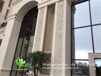 China 10mm Thickness PVDF Paint Aluminum Screen for Facade Curtain Wall with Custom Patterns for sale